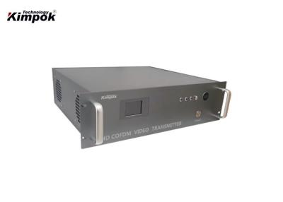 China 200km LOS COFDM HD UAV Video Transmitter With 100W GPS AES Encryption for sale