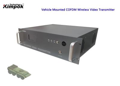 China Vehicle Mounted COFDM Video Transmitter 30km NLOS Low Delay AV Sender for sale