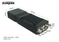 China 128 Nodes Handheld Mesh Radio Link with Mic Speaker 3-5km NLOS in City for sale