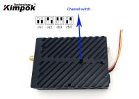 China Lightweight Analog Wireless AV Transmitter And Receiver LOS 10km for sale