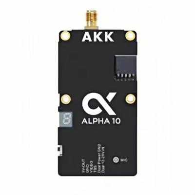 China AKK 5.8G 10W VTX Alpha10 Video Transmitter Support Smart Audio with 80 CH Drone RC Accessories for sale