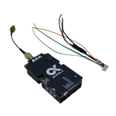 China AKK 8W VTX Alpha8 Wireless Video Transmitter 80CH 5.8G 8W 5W 3W 1W Power Support Smart Audio for sale