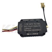 China 3.3Ghz 3.5W FPV Analog Video Transmitter and Receiver 24CH Long Range Wireless Video TX VRX for sale