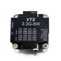 China 3.3Ghz 6W Wireless Audio Video Transmitter 3.3G UAV FPV VTX Video Transmission for RC Drone for sale