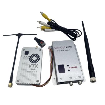 China 1.2G 5W Wireless Video Transmitter and Receiver 1.2Ghz FPV VTX VRX  for RC Racing Drone VTX for sale