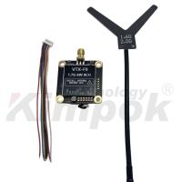 China 1.7G 6W Wireless Video Transmitter and Receiver 8CH Support IRC Tramp 1.7G VTX VRX for sale
