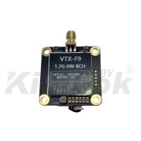 China 1.7G 6W Wireless Video Transmitter and Receiver 8CH Support IRC Tramp 1.7G VTX VRX for sale