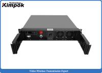China 80W COFDM Video Transmitter , Wireless HDMI Extender 4k Long Range 60km NLOS for sale