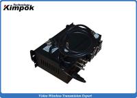China Wireless Analog Long Range Video Transmitter 10W RF Power 10-30KM Transmit Distance for sale