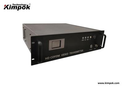 China 40 Watt Wireless Digital COFDM Video Transmitter For Mobile AV Communication for sale
