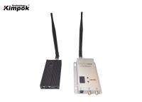 China 1200MHz / 1300MHz Wireless RF Transmitter 4 Watt AV Emitter and Receiver for sale