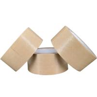 China Self Adhesive Water Activated Reinforced Kraft Paper Tape 70mm*45m Writable for sale