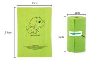 China PLA Biodegradable Garbage Bag Fully Biodegradable Pet Waste Garbage Bag 23*33cm for sale