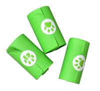 China PBAT+PLA+Cornstrach 100% Biodegradable Pet Waste Garbage Bag 23*33cm USA BPI/EN 13432/EN OK-COMPOST Certification for sale