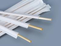 China Food Grade Certified Eco Disposable 100% Biodegradable Fumigation Degradable Wheat Straw Drinking Straw for sale
