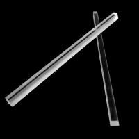 China Light Guide Quartz Glass Square Rods Quartz Glass Square Rods Stirring Glass Rods for sale