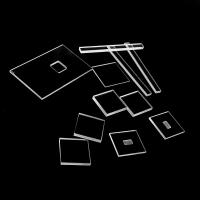 China Light Guide Quartz Glass Square Rods Quartz Glass Square Rods Stirring Glass Rods for sale