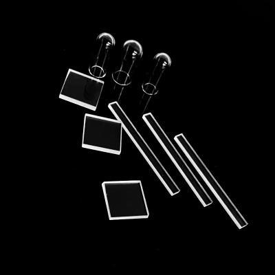 China Light Guide Quartz Glass Square Rods Quartz Glass Square Rods Stirring Glass Rods for sale