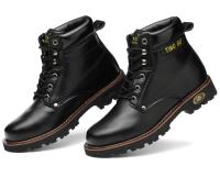China Construction Workers Safety Shoes Anti Smashing And Anti Stab Boots High Top British Martin Boots for sale
