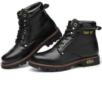 China Construction Workers Safety Shoes Anti Smashing And Anti Stab Boots High Top British Martin Boots for sale