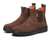 China Electric Welding Welder'S Leather Steel Toe Cap Safety Shoe Anti Smashing Wear Resistant Waterproof for sale
