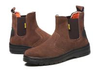 China Electric Welding Welder'S Leather Steel Toe Cap Safety Shoe Anti Smashing Wear Resistant Waterproof for sale