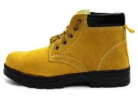 China Electric Welding Shoes Yellow High Temperature Resistant Work Shoes Safety Protection Work Shoes for sale