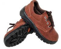 China SGS Anti Piercing Steel Toe Cap Leather Low Top Wear Resistant Safety Shoes Trainers for sale