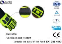 China Rescue PPE Safety Gloves , Metal Safety Gloves TPR Material Wear Resistant for sale