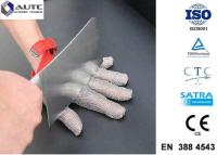 China Stainless Steel PPE Safety Gloves , Protective Cutting Gloves Mesh Convenient Cleaning for sale