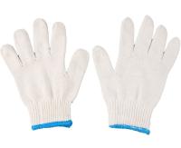 China 10 Gauges 50grams Natural White Work Cotton Gloves for sale