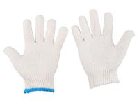China 10 Gauges 50grams Natural White Work Cotton Gloves for sale