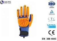 China Metal Fitted Work PPE Safety Gloves Non Toxic Material Strong Grip Anti Slipping Palm for sale