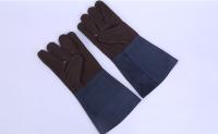 China Welding Gloves Two-Layer Full Cowhide Welding Gloves Thick Wear-Resistant And Heat-Insulating Labor Protection Gloves for sale