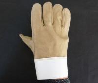 China Thickened Wear-Resistant And Heat-Insulating Two-Layer Full Cowhide Welding Safety Gloves for sale