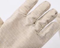 China Yellow Armor Canvas 24 Thread Encryption Wear-Resistant Loose Industrial Welding Gloves for sale