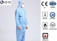 China Comfortable PPE Safety Wear , Chemical Protective Suit Breathable Optimum Fit for sale