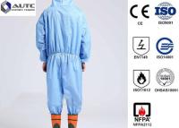 China Comfortable PPE Safety Wear , Chemical Protective Suit Breathable Optimum Fit for sale