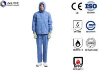 China Fiber Blended Ppe Protective Clothing High Voltage Conductive Suit For Substations Inspectors for sale