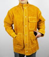 China 1.6mm Cowhide Leather Split Welding PPE Safety Wear Clothing for sale