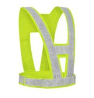 China Sanitation  LED Reflective Traffic Light Emitting PPE Safety Wear Vest for sale