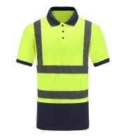 China Reflective PPE Safety Wear Road Work Manager Reflective POLO Shirt/T-Shirt Customizable Logo for sale