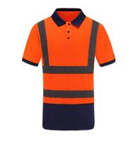 China Reflective PPE Safety Wear Road Work Manager Reflective POLO Shirt/T-Shirt Customizable Logo for sale