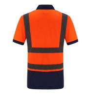 China Reflective PPE Safety Wear Road Work Manager Reflective POLO Shirt/T-Shirt Customizable Logo for sale