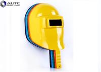 China Face Protection Electrician Hard Hat Arc Welding Customized Large Window Size for sale
