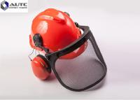 China Metallurgy PPE Safety Helmet , Industrial Safety Helmet With Face Protection for sale
