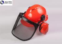 China Metallurgy PPE Safety Helmet , Industrial Safety Helmet With Face Protection for sale