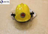 China Fire Construction Safety Helmets Face Shield Yellow Polyamine Flame Retardant for sale