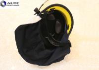 China Fire Construction Safety Helmets Face Shield Yellow Polyamine Flame Retardant for sale