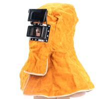 China Automatic Welding Helmet Argon Arc Head Mounted Cowhide Welding Mask for sale